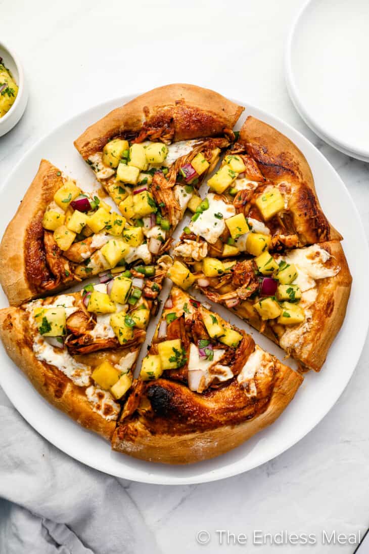 Leftover Turkey Pizza
