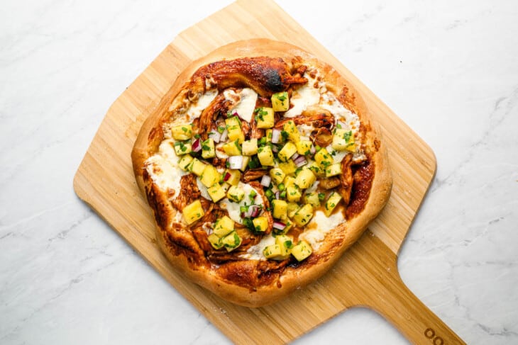 Leftover Turkey Pizza