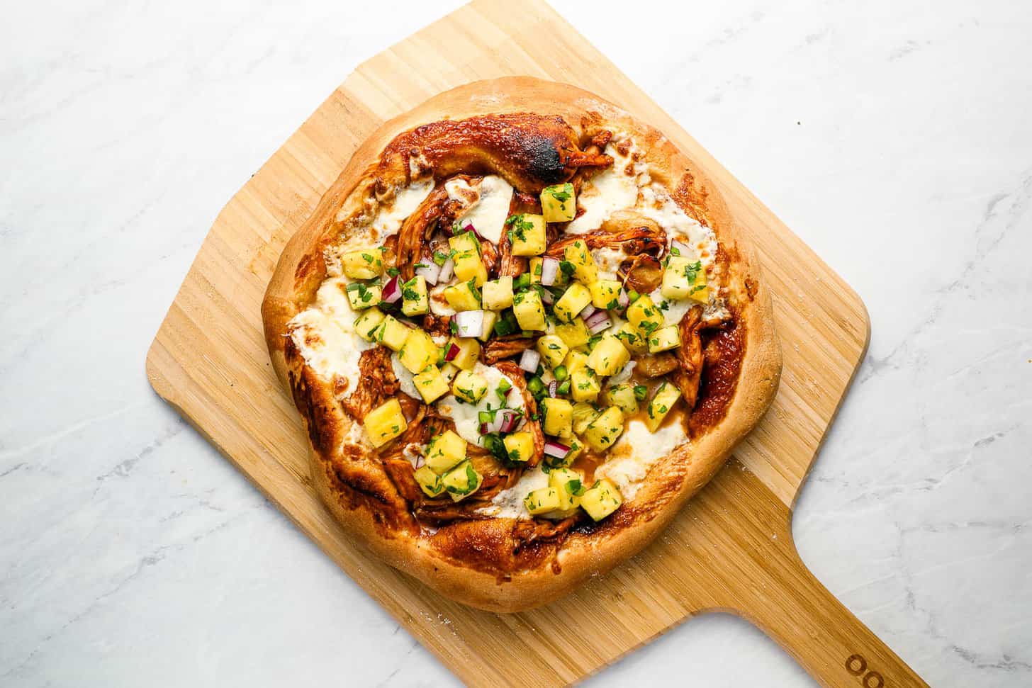 Leftover Turkey Pizza