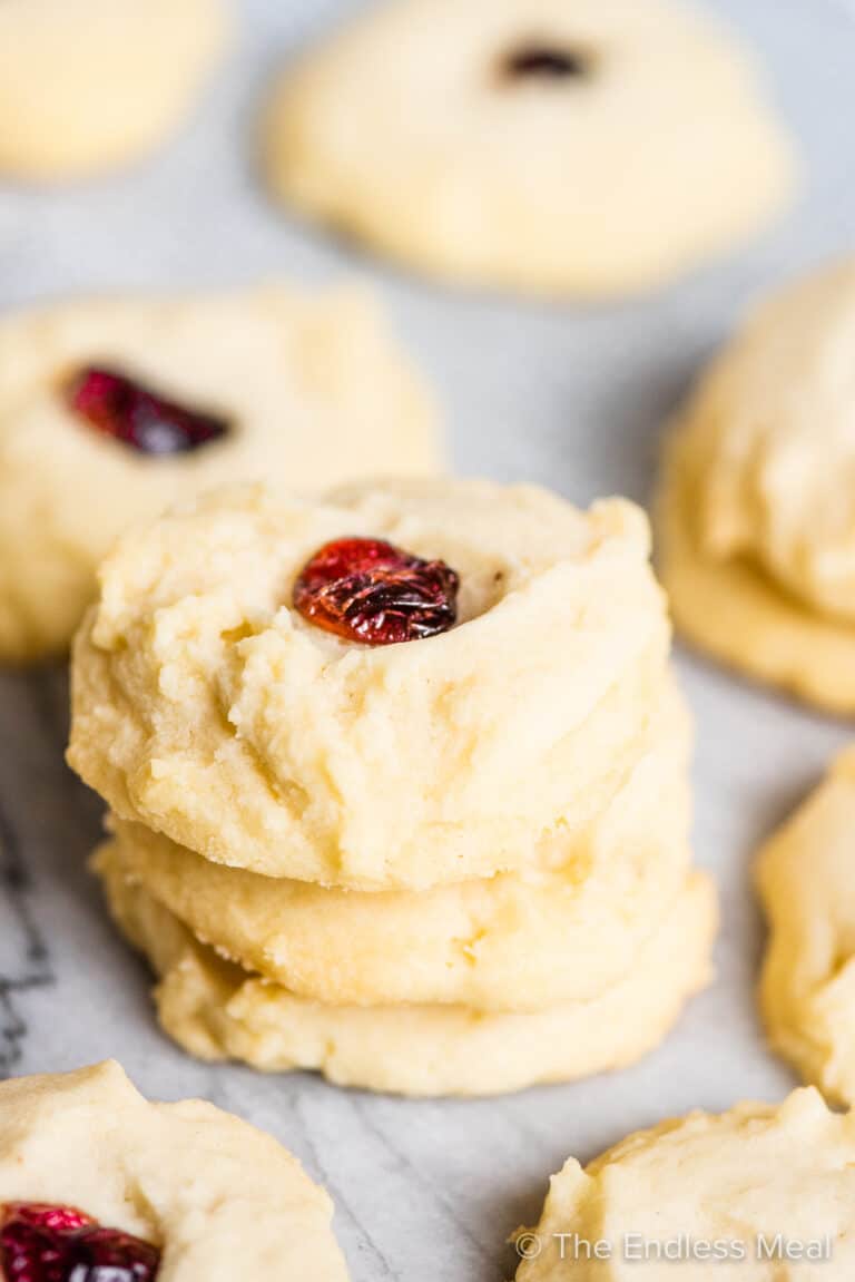 Whipped Shortbread Cookies