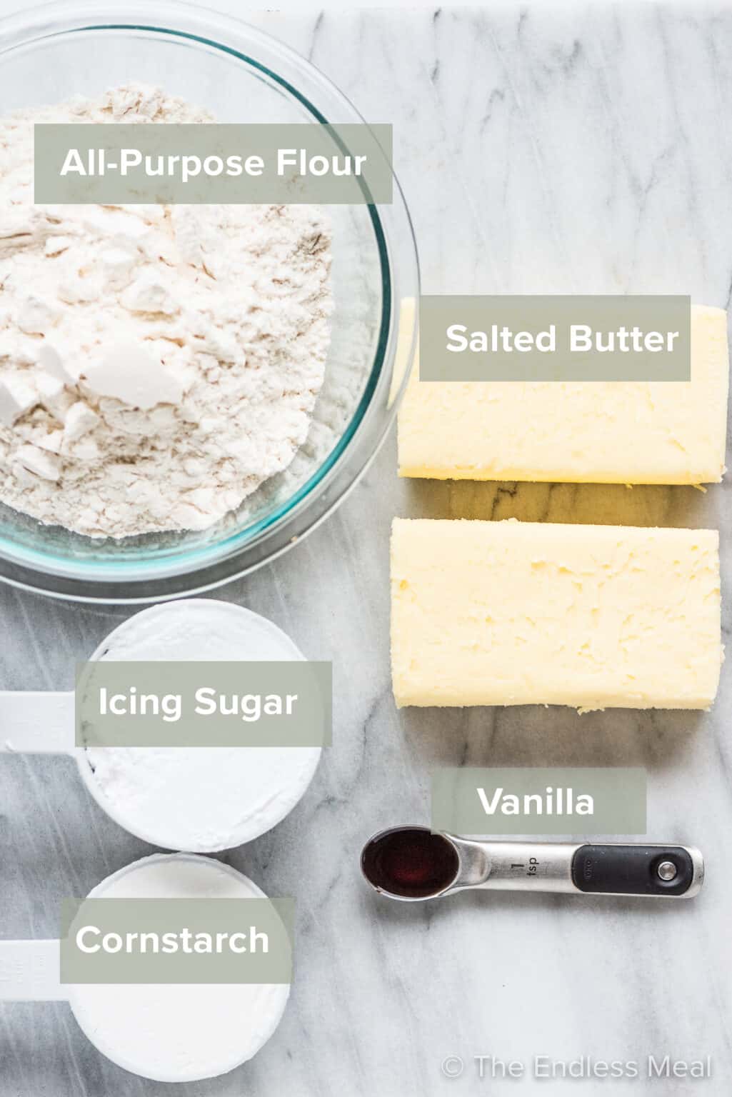 Whipped Shortbread Cookies