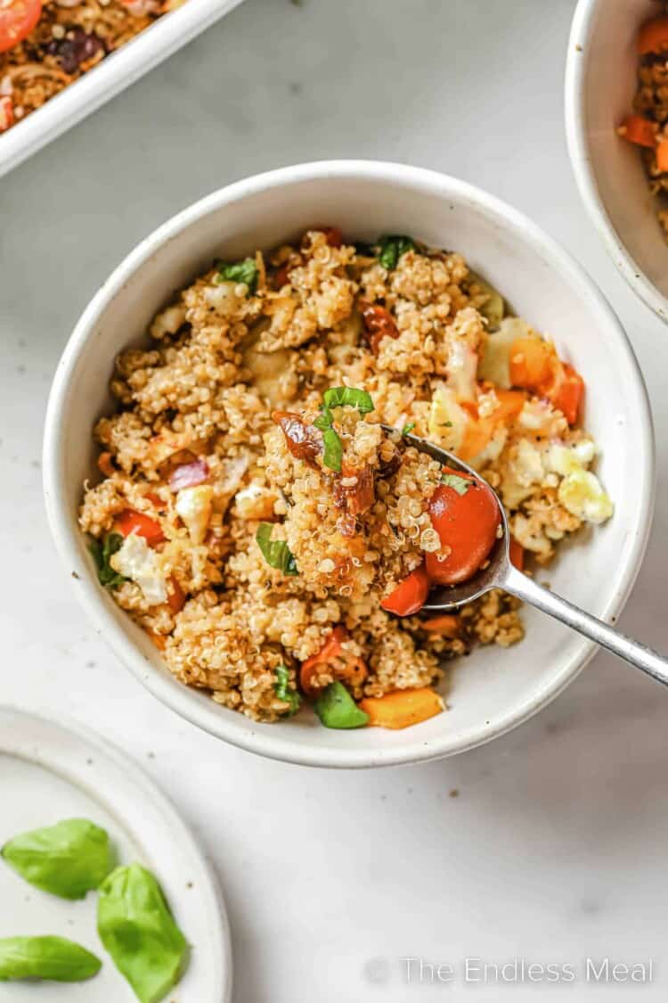 Mediterranean Quinoa Casserole