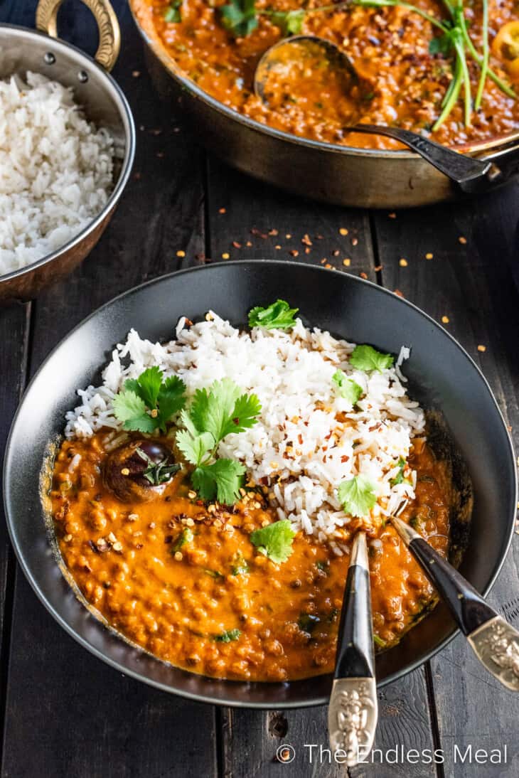 Creamy Coconut Lentil Curry - The Endless Meal®
