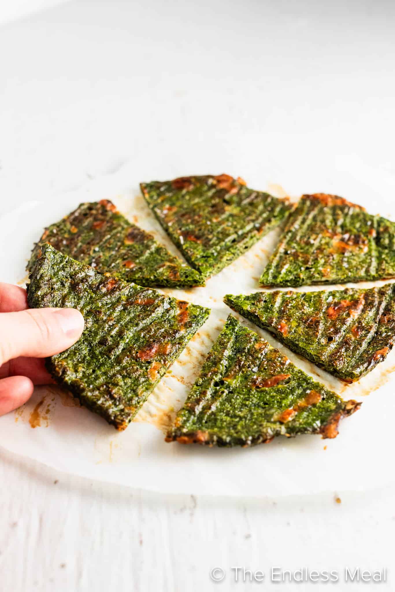 Green Veggie Pizza Crust