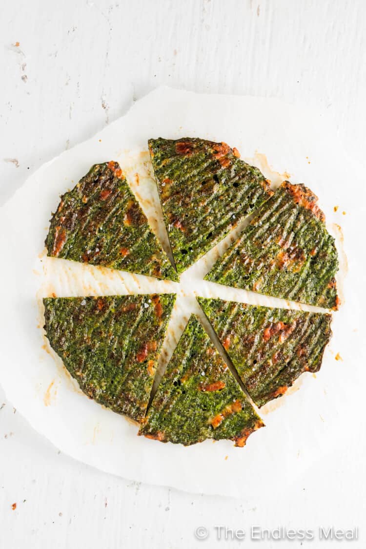 Green Veggie Pizza Crust