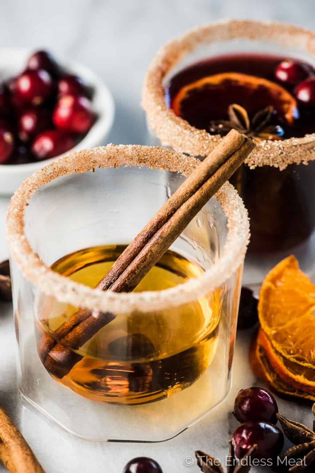 Spiced Cranberry Hot Toddy Recipe