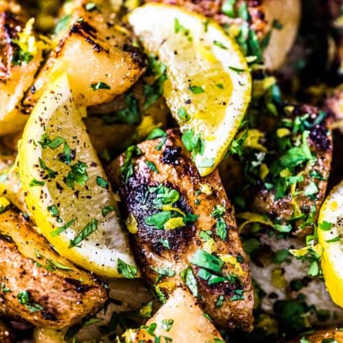 Greek Lemon Potatoes (easy roasted potatoes!) - The Endless Meal®