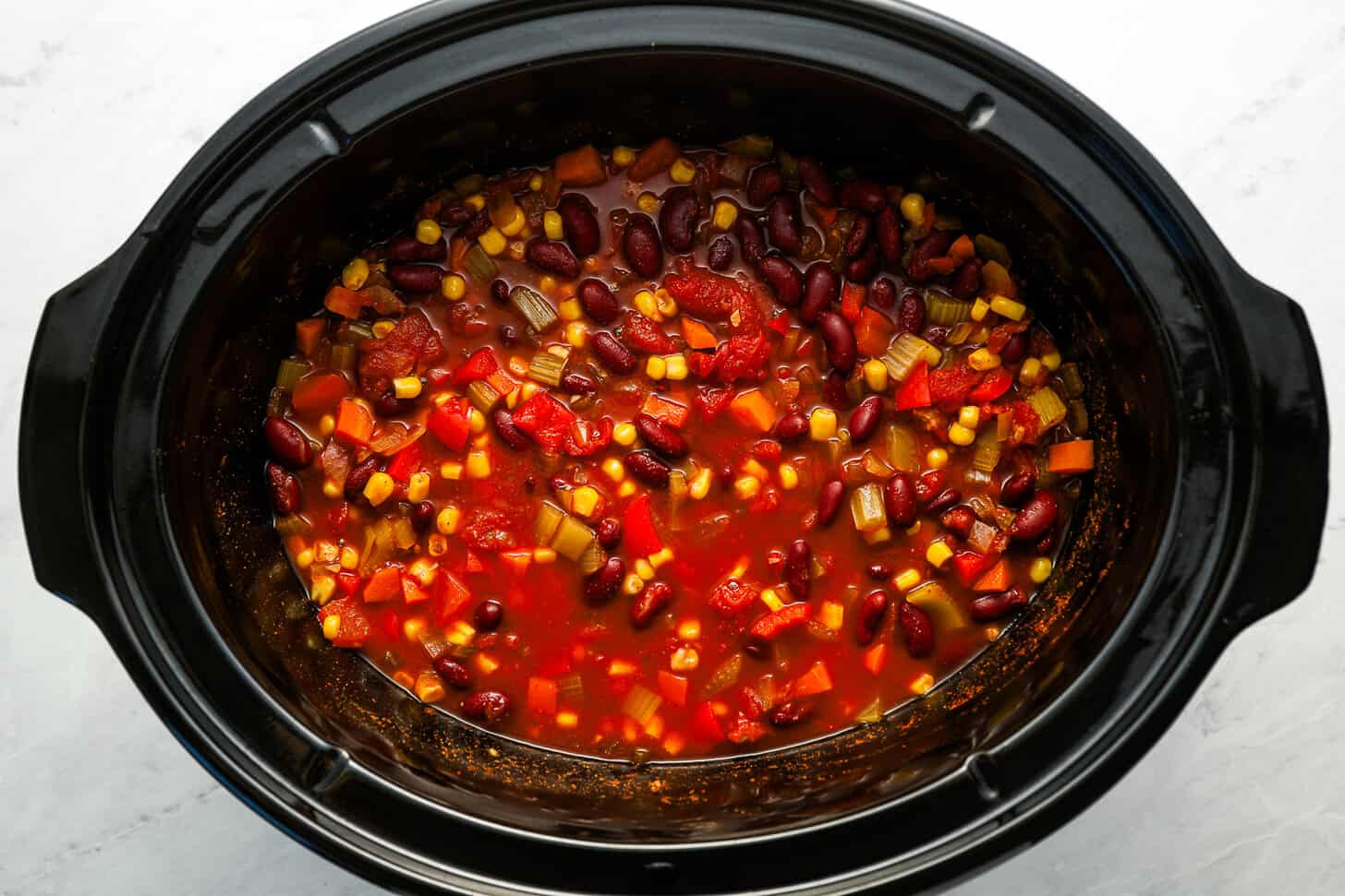 Slow Cooker Vegetarian Chili Recipe