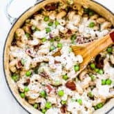 One-Pot Pasta with Peas and Bacon