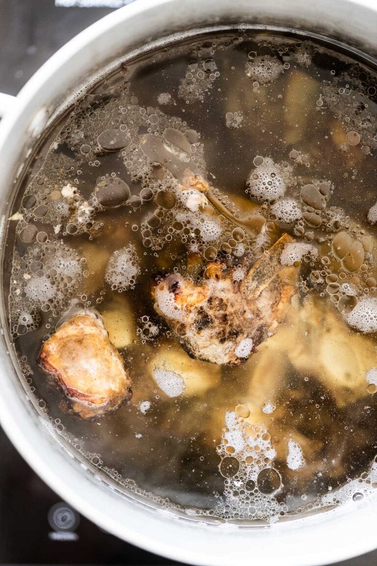 The Best Beef Bone Broth Recipe (for soups and sipping!)
