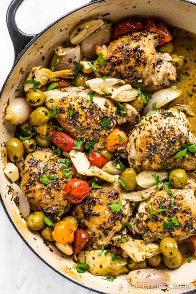 Chicken Provençal (easy to make French chicken!) - The Endless Meal®