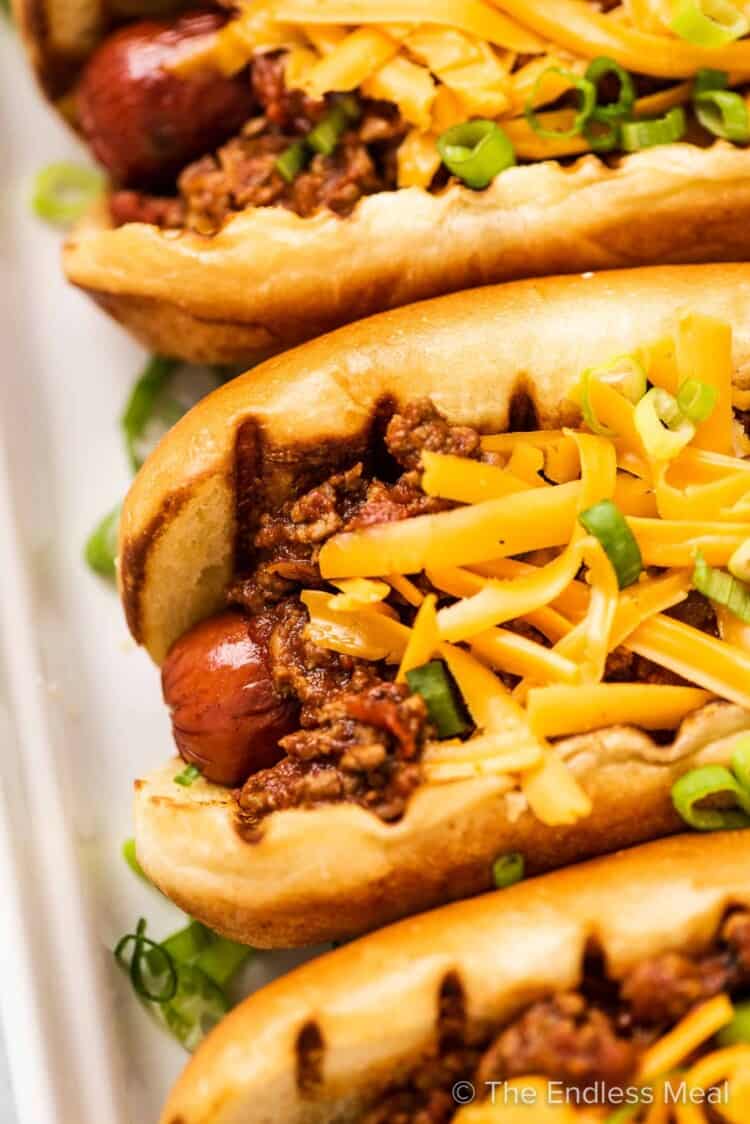 Deliciously Easy Chili Cheese Dog