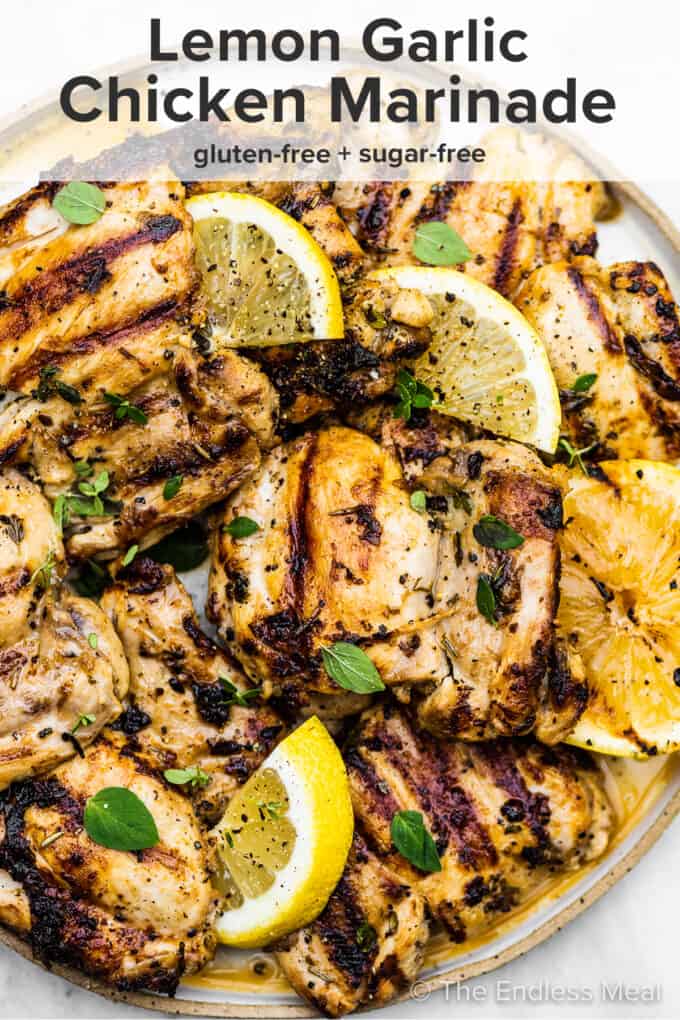 Lemon Garlic Chicken Marinade - The Endless Meal®
