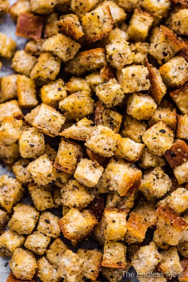 Mini Soup Croutons