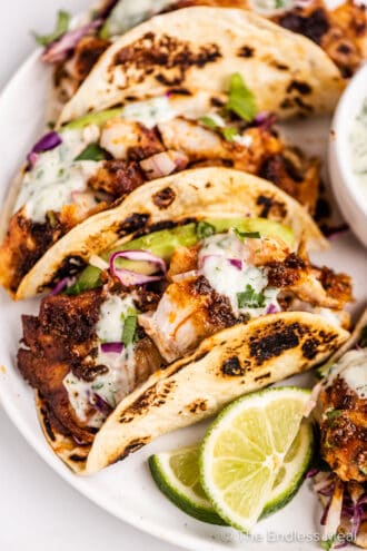 Blackened Rockfish Tacos - The Endless Meal®