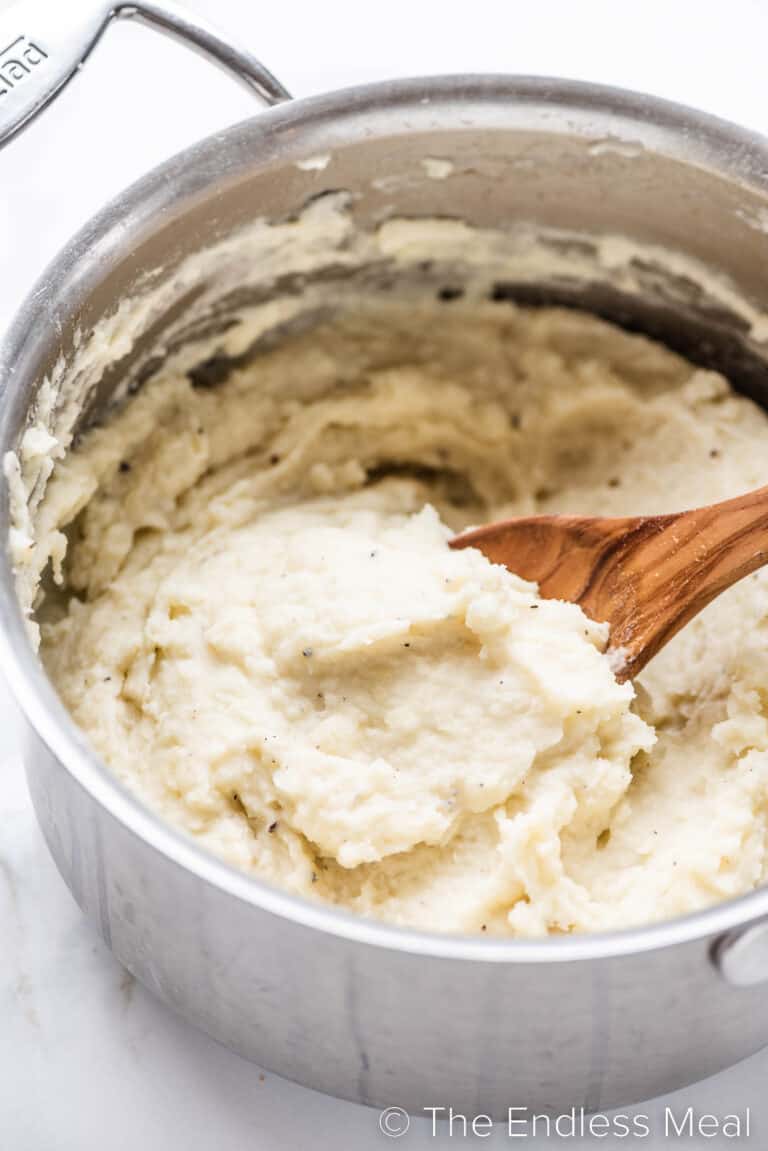 Garlic Parmesan Mashed Potatoes