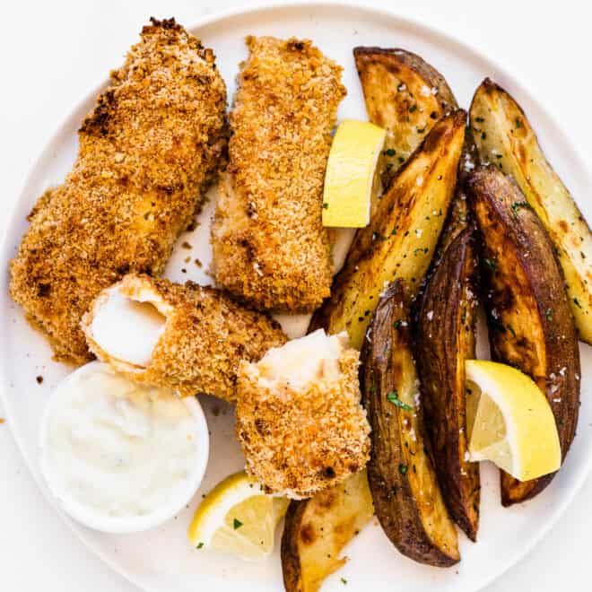 Baked Fish and Chips - The Endless Meal®