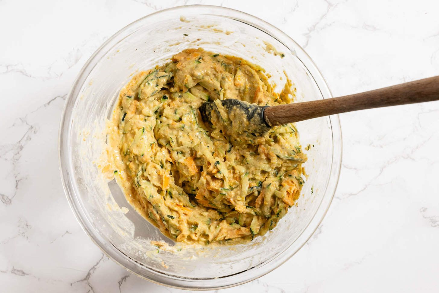 Zucchini Cornbread Muffins with Chili Honey Butter