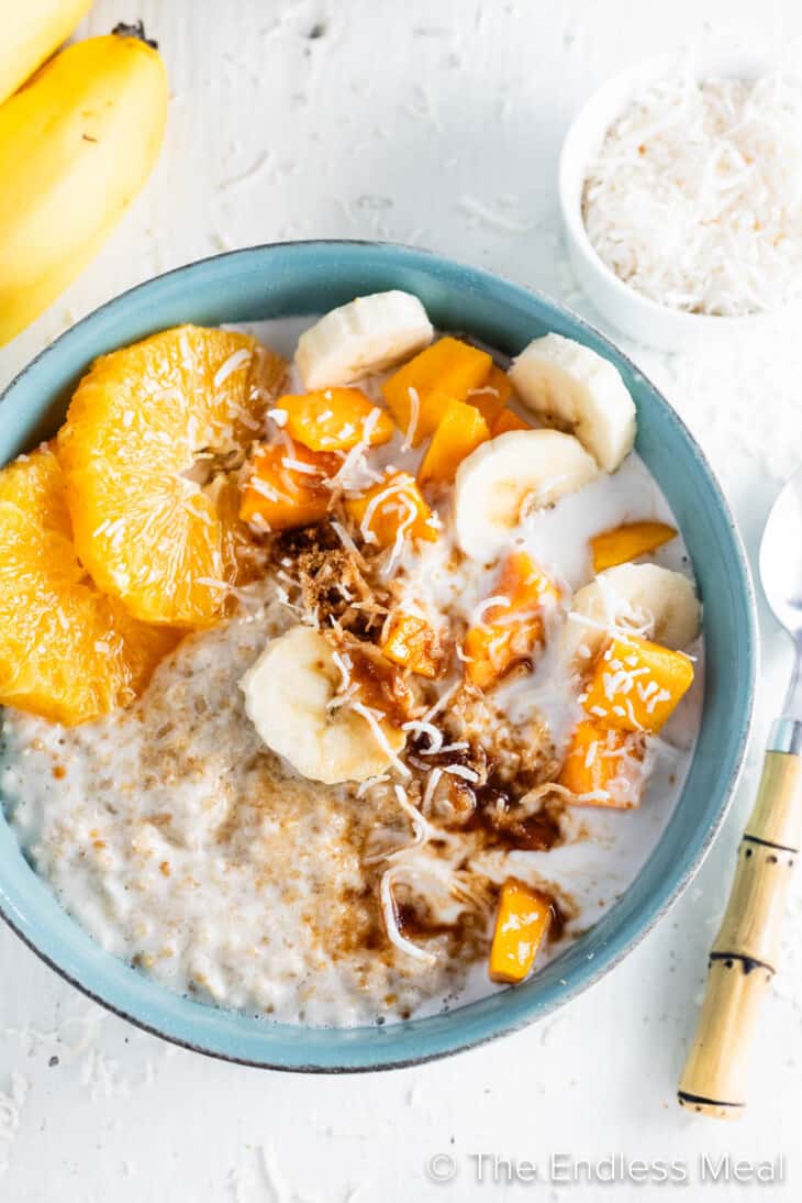 Tropical Coconut Oatmeal
