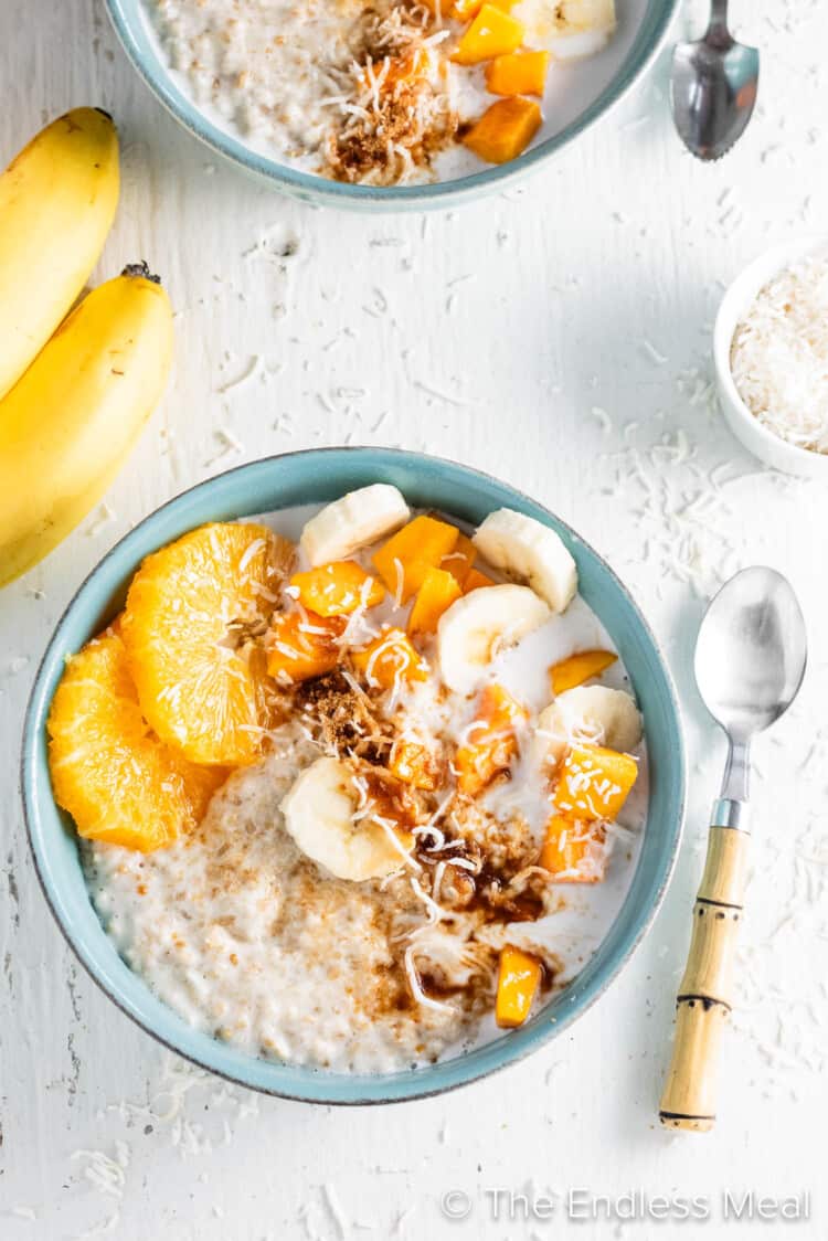 Tropical Coconut Oatmeal
