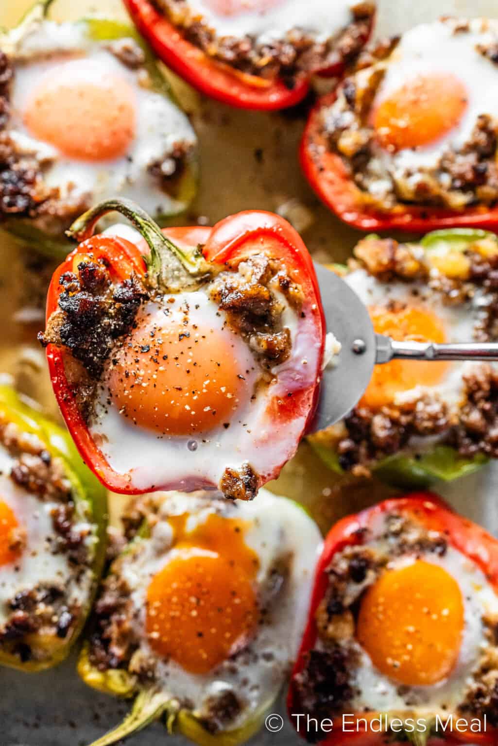 Breakfast Stuffed Bell Peppers