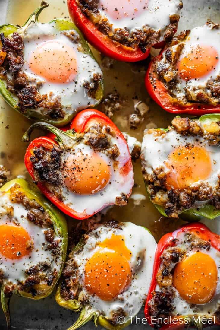 Breakfast Stuffed Bell Peppers