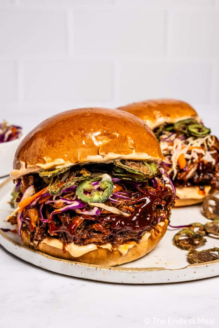 BBQ Pulled Pork (slow cooked to perfection)