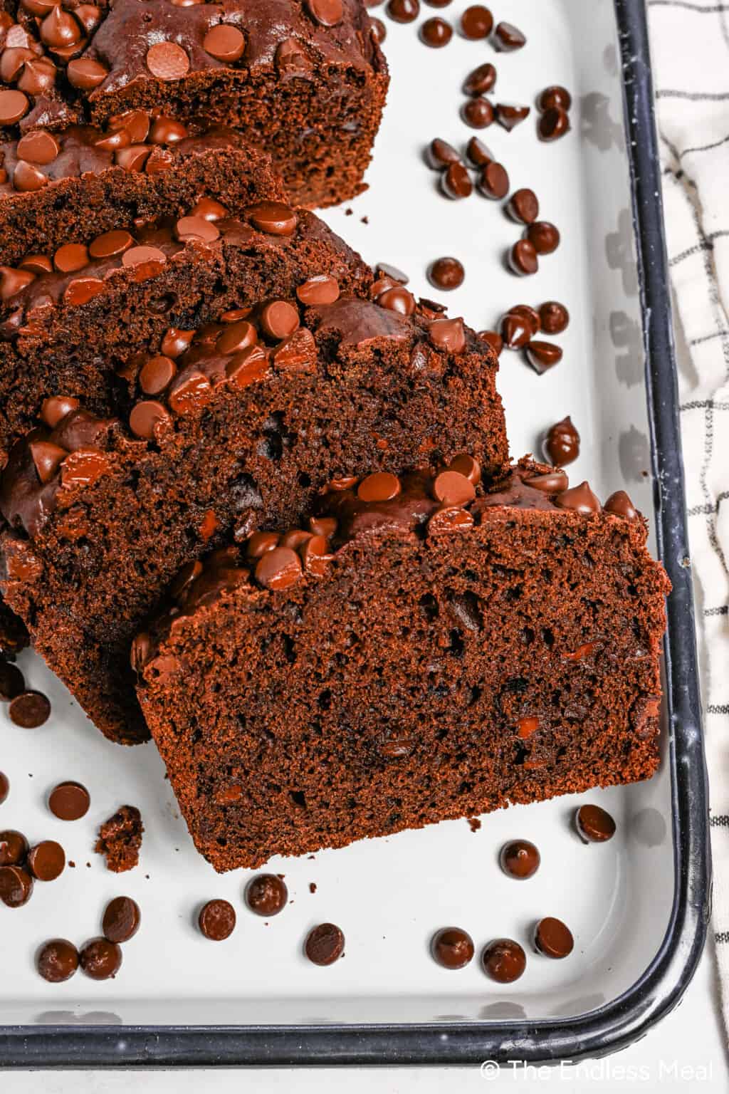 Easy Chocolate Bread (Chocolate Loaf Cake)