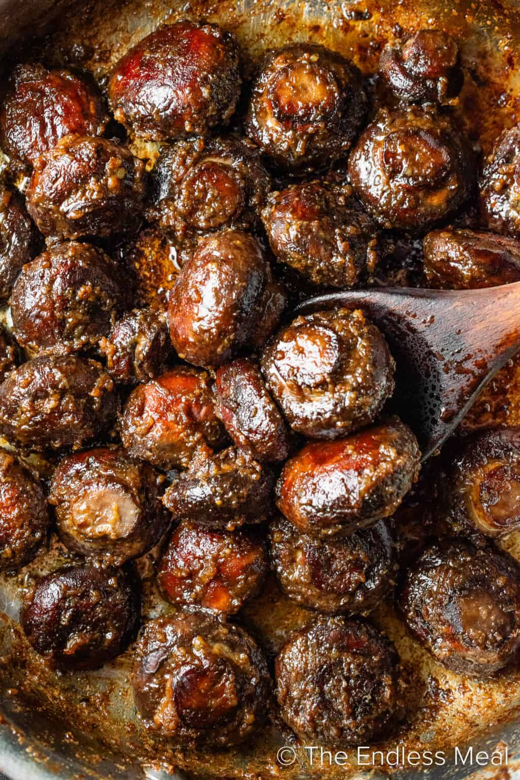 Garlic Sesame Miso Mushrooms