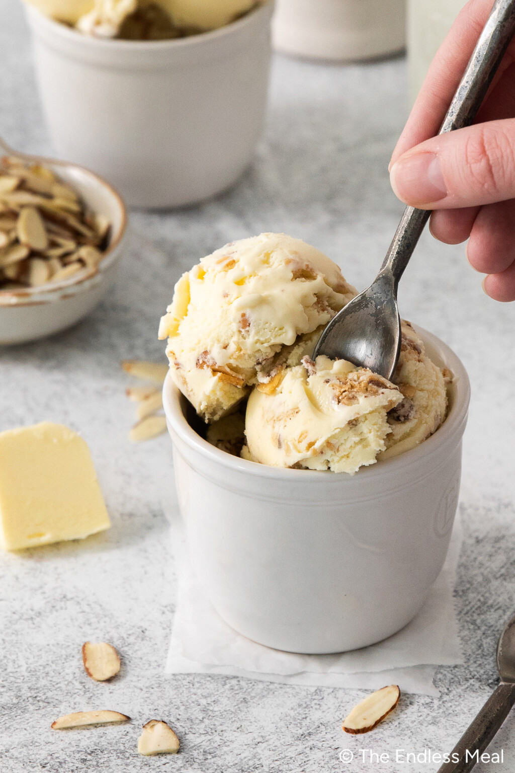 Butter Almond Ice Cream