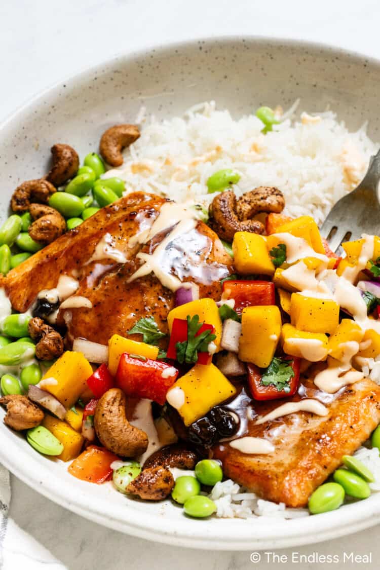Unbelievably Good Salmon with Mango Salsa