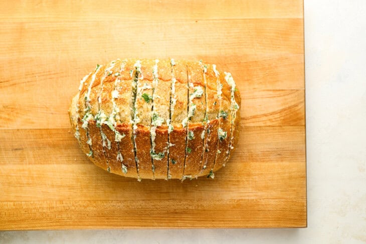 Dinner Party Worthy Garlic Bread