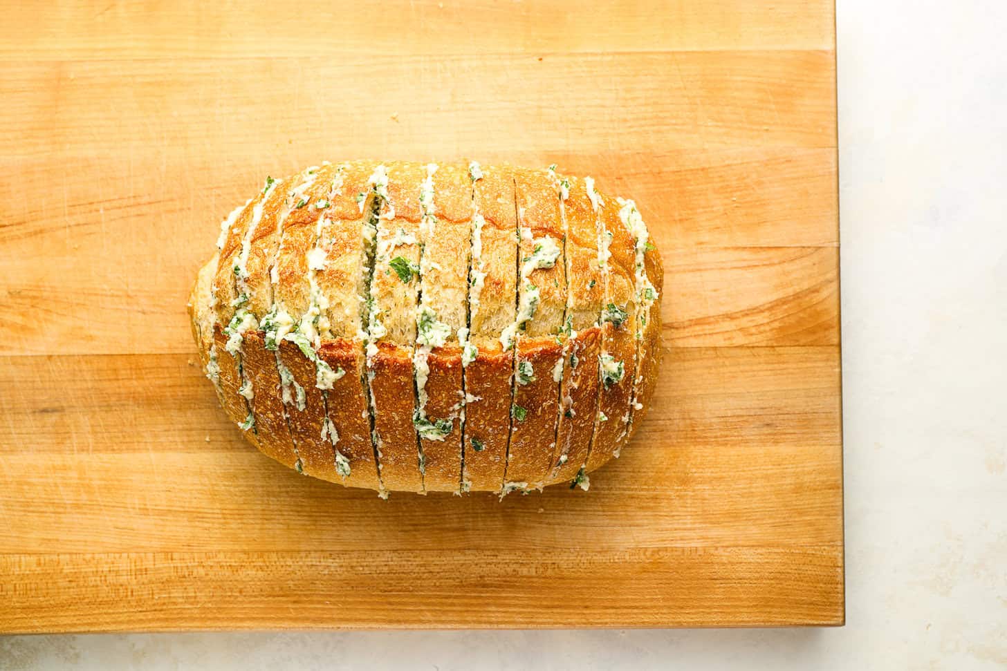 Dinner Party Worthy Garlic Bread