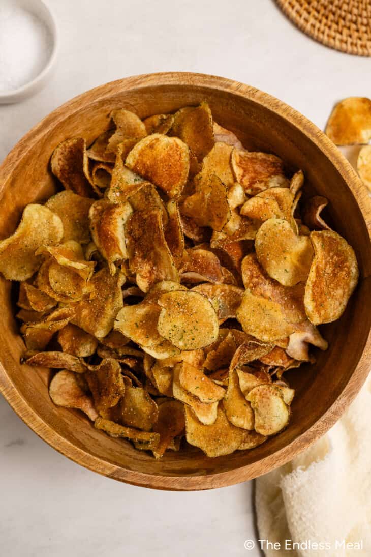 Homemade Potato Chips - with your favorite flavorings!