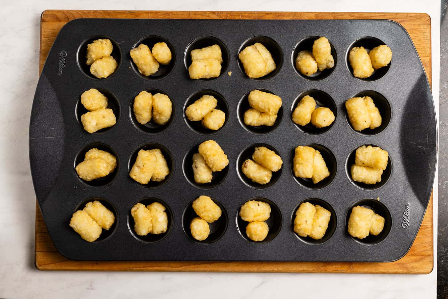 Tater Tot Cups - Loaded with Potato Skin Toppings