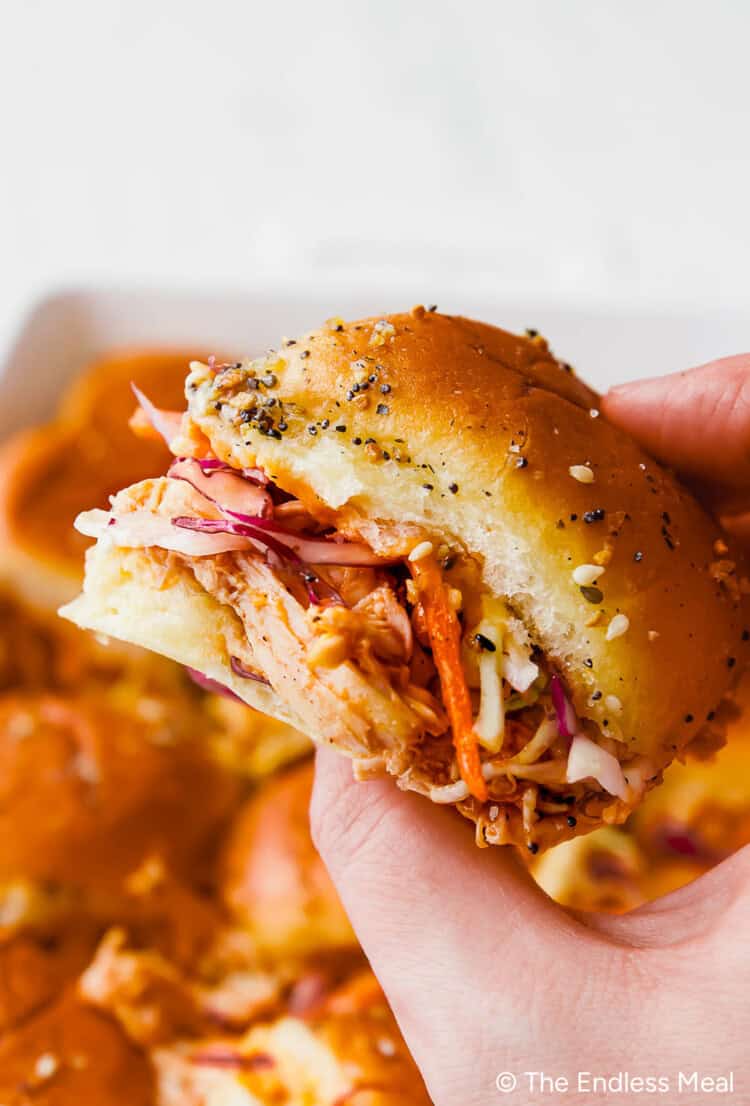 BBQ Chicken Sliders