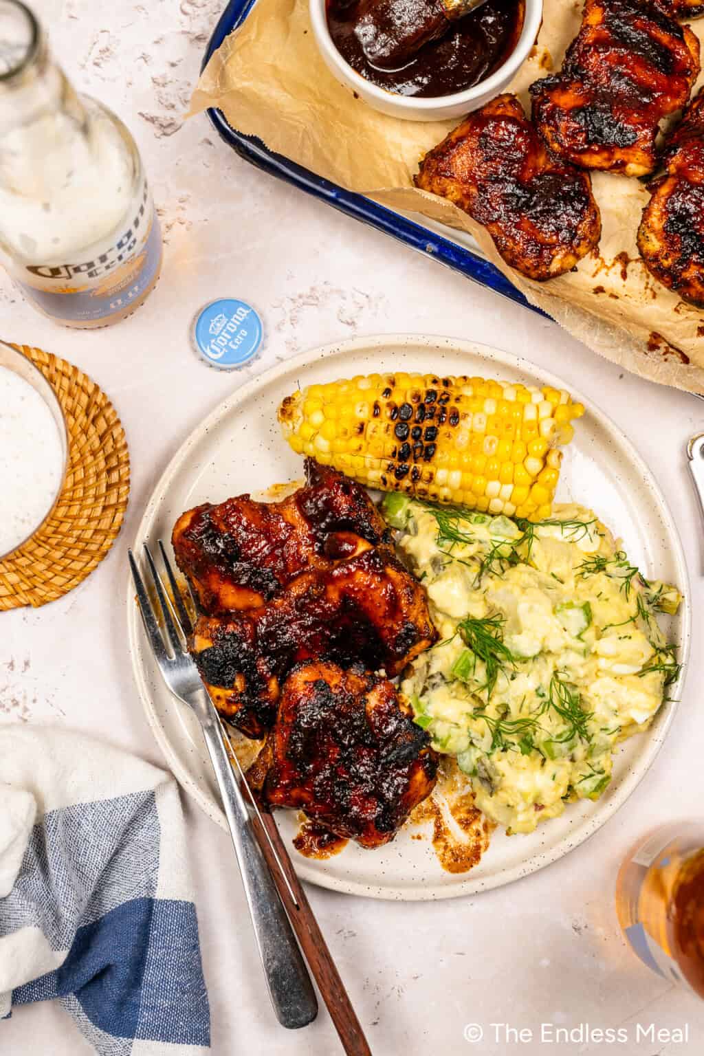 Grilled BBQ Chicken (Sweet, Sticky, and Super Delicious)