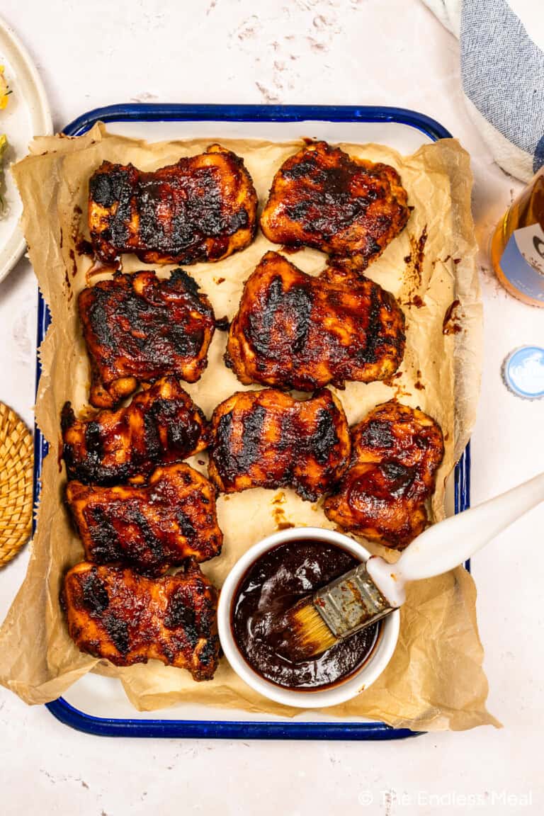 Grilled BBQ Chicken (Sweet, Sticky, and Super Delicious)