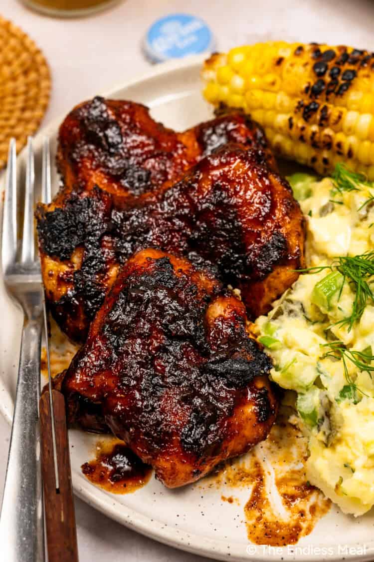 Grilled BBQ Chicken (Sweet, Sticky, and Super Delicious)