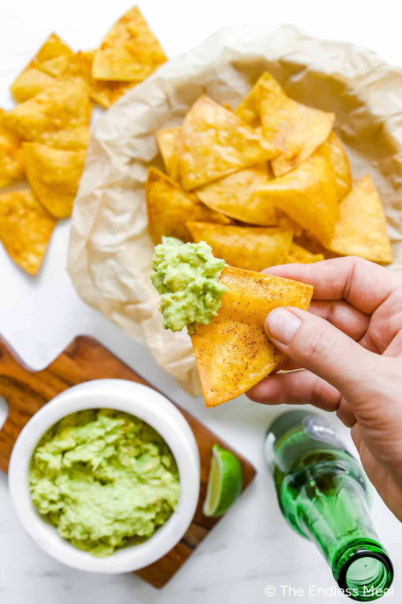 Homemade Tortilla Chips (Shockingly Simple to Make!)
