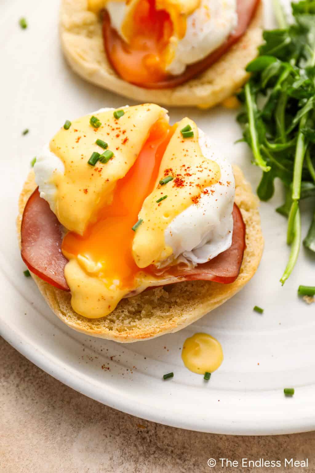Classic Eggs Benedict with Easy Homemade Hollandaise Sauce