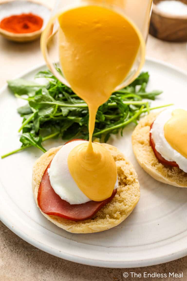 Classic Eggs Benedict with Easy Homemade Hollandaise Sauce