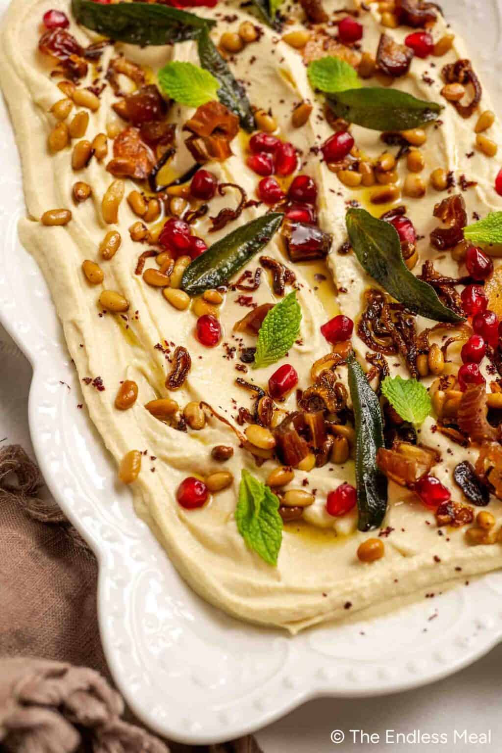 Party-Worthy Hummus (with Gorgeous Hummus Toppings)